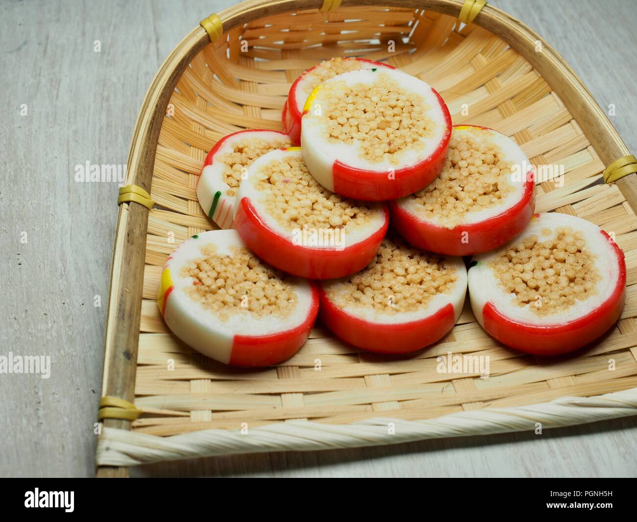 Korean traditional candy, Rice cookie Stock Photo - Alamy