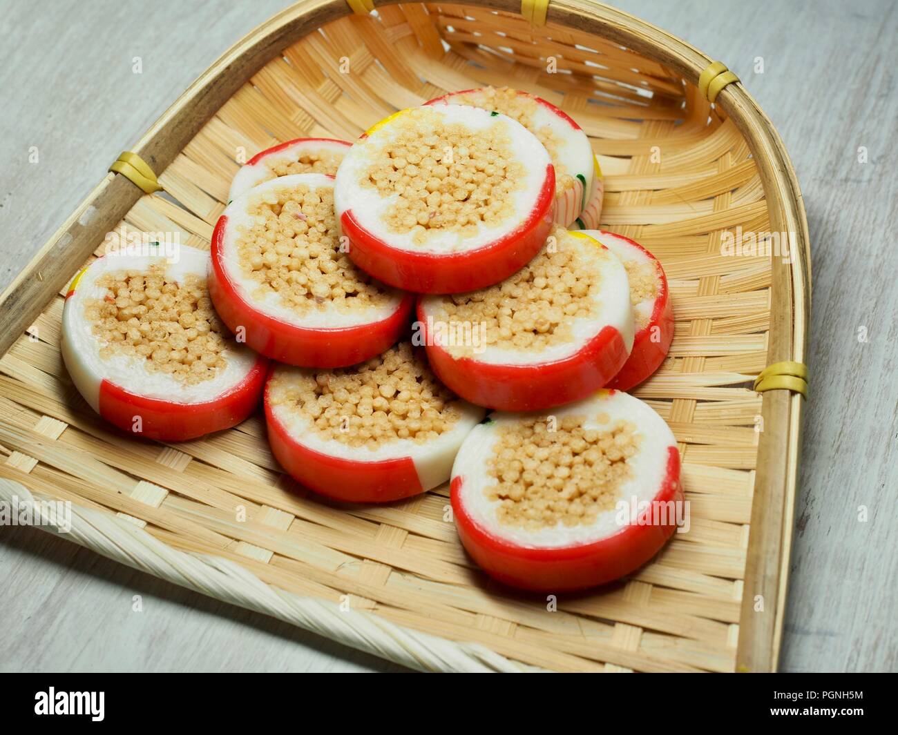 Korean traditional candy, Rice cookie Stock Photo - Alamy