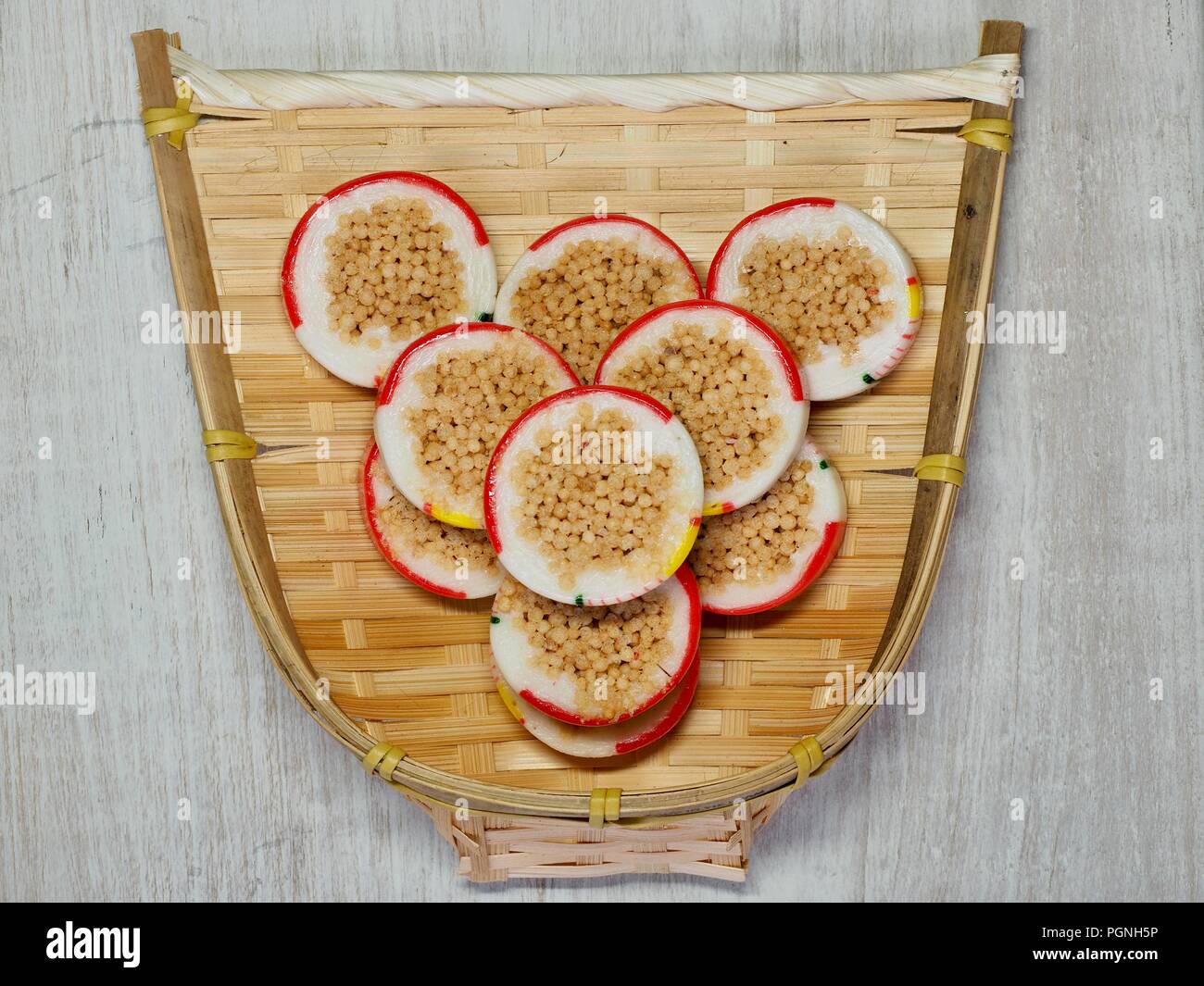 Korean traditional candy, Rice cookie Stock Photo - Alamy