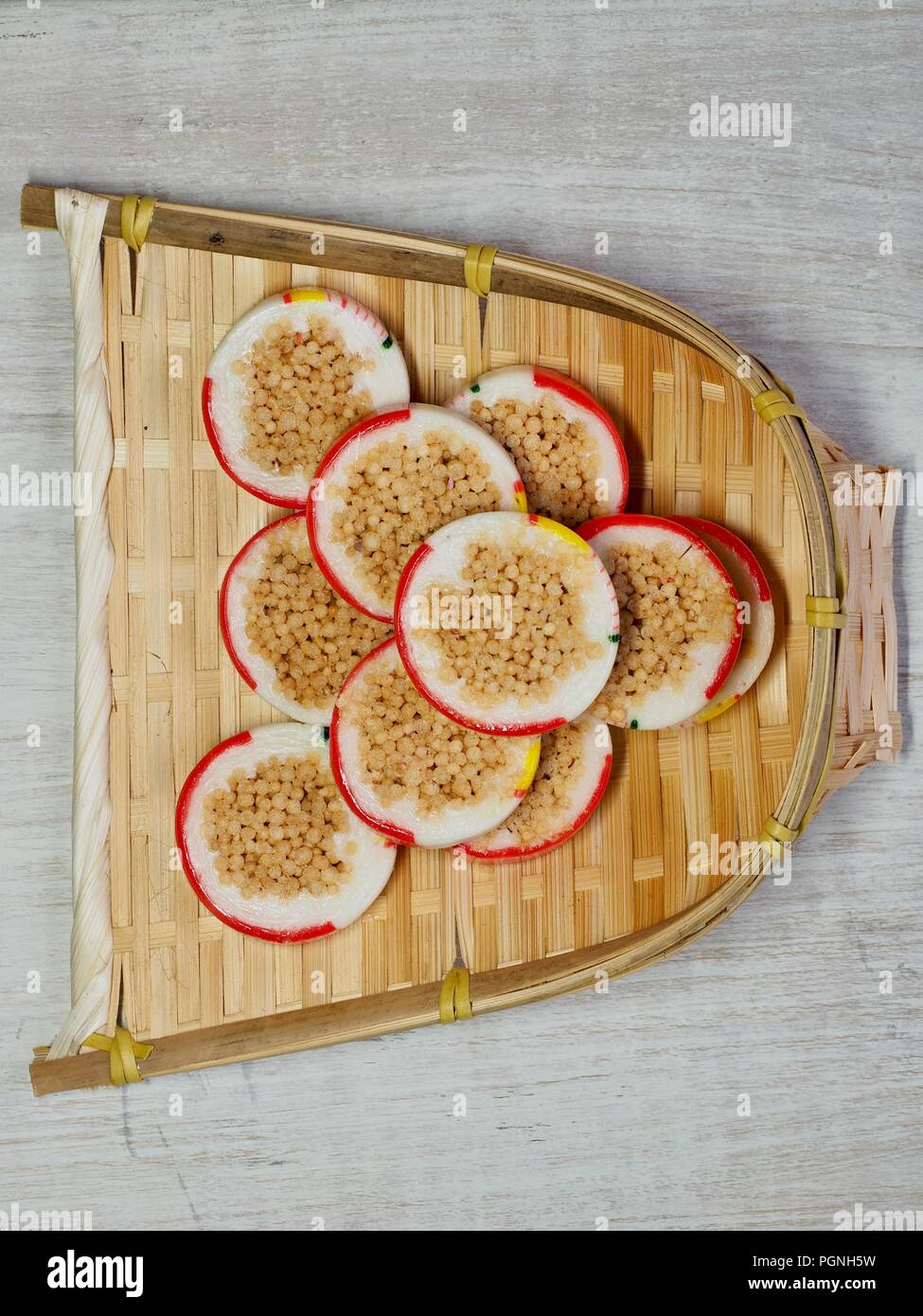 Korean traditional candy, Rice cookie Stock Photo - Alamy