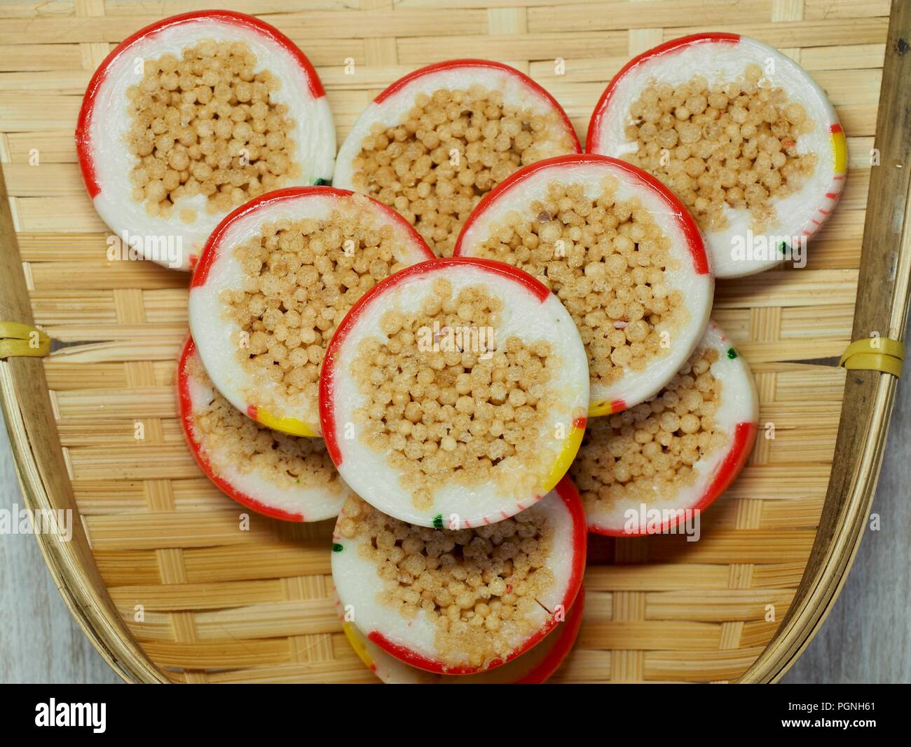 Korean traditional candy, Rice cookie Stock Photo - Alamy