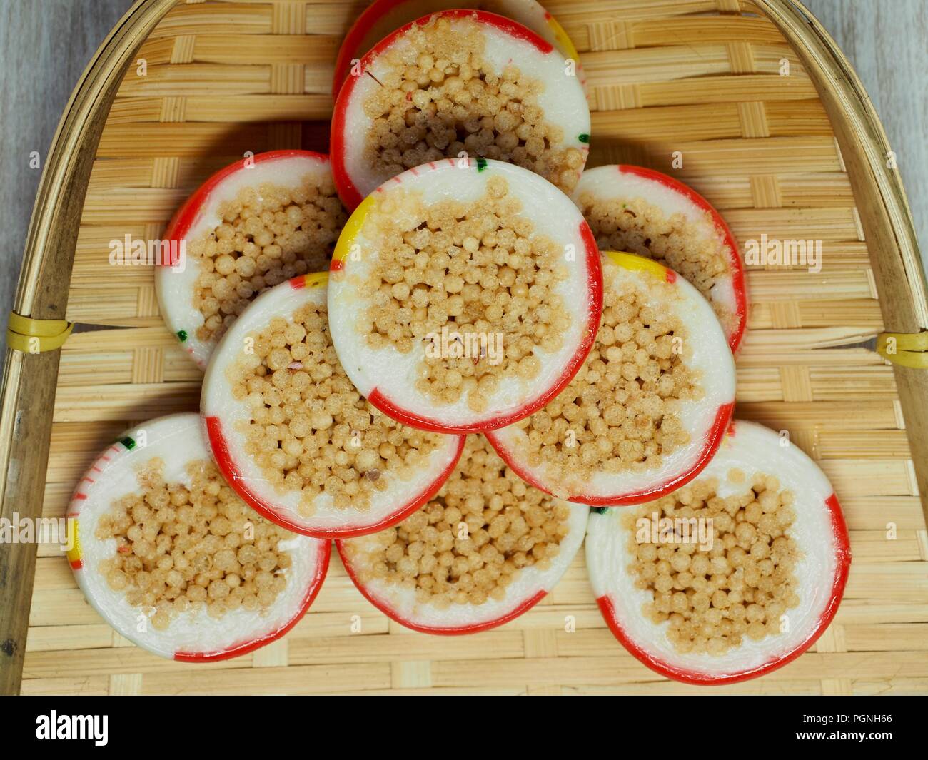 Korean traditional candy, Rice cookie Stock Photo - Alamy