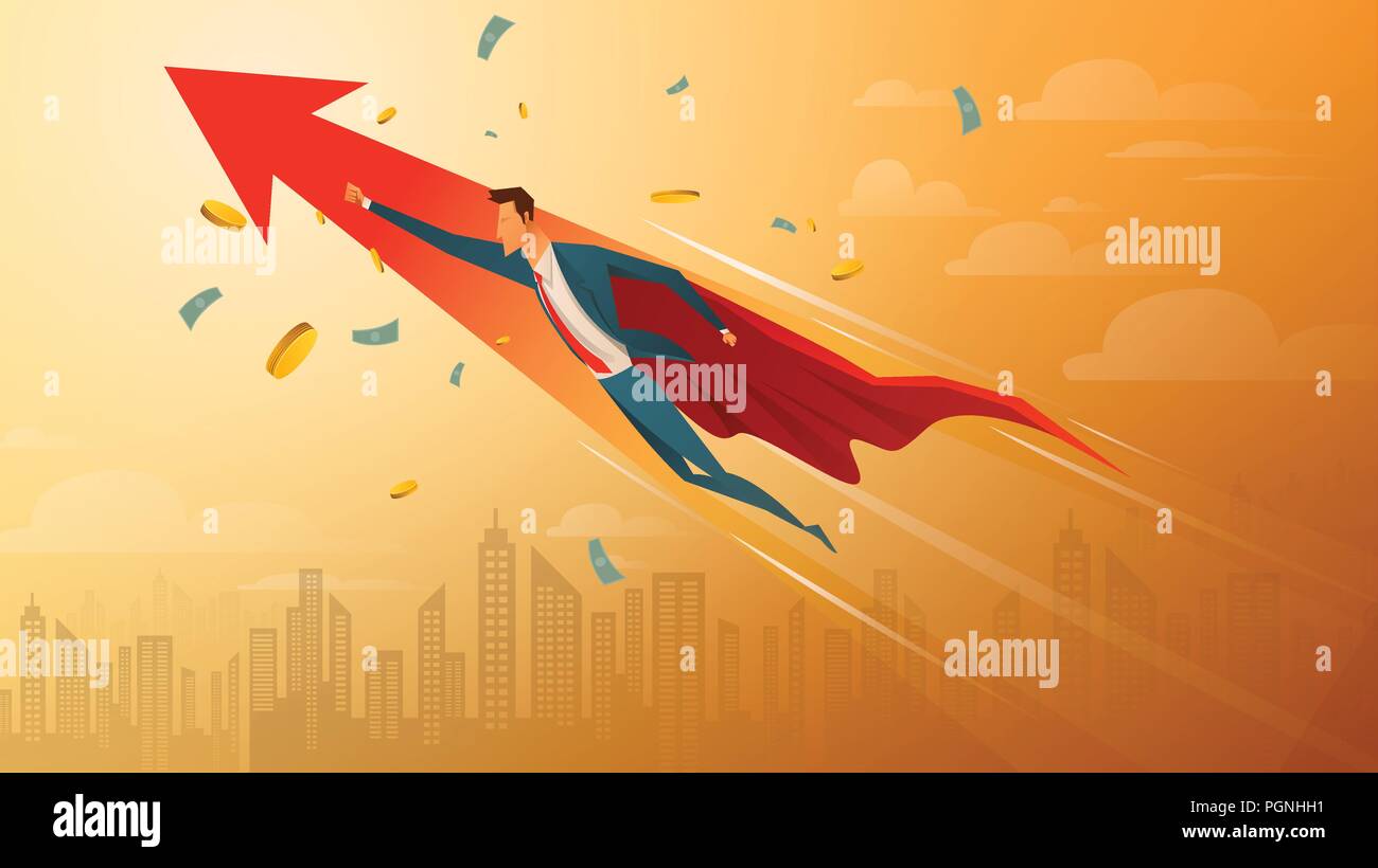 Chart growth super Stock Vector Images - Alamy