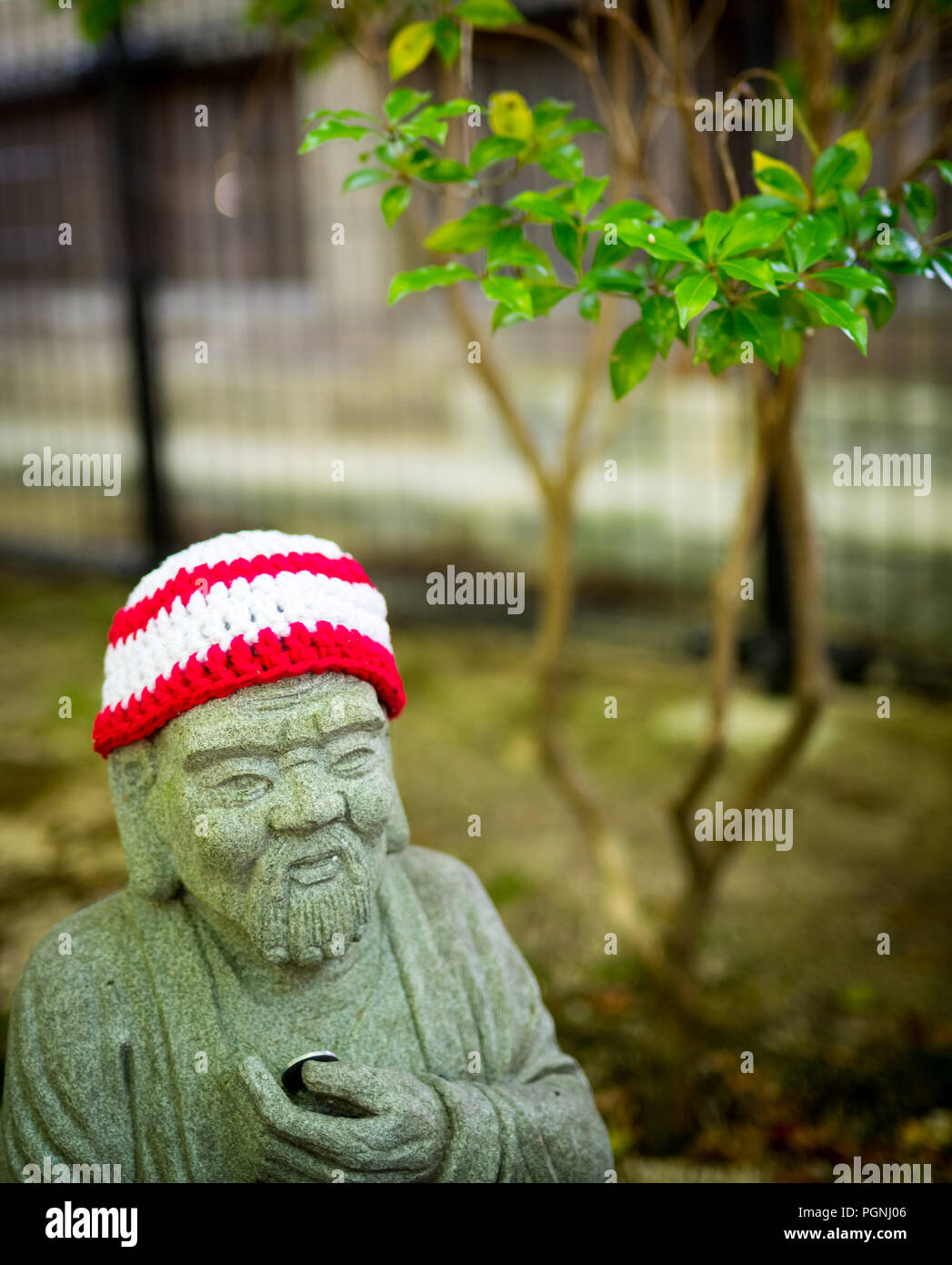 Statues of the original followers of Buddha (called Shaka Nyorai in ...