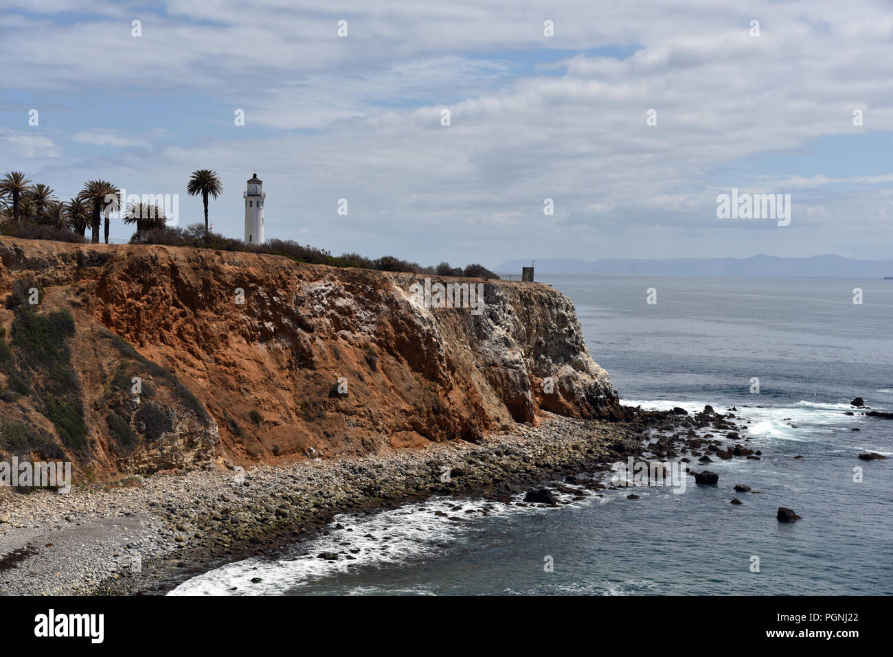 The Point Vicente Lighthouse in Palos Verdes California Stock Photo - Alamy