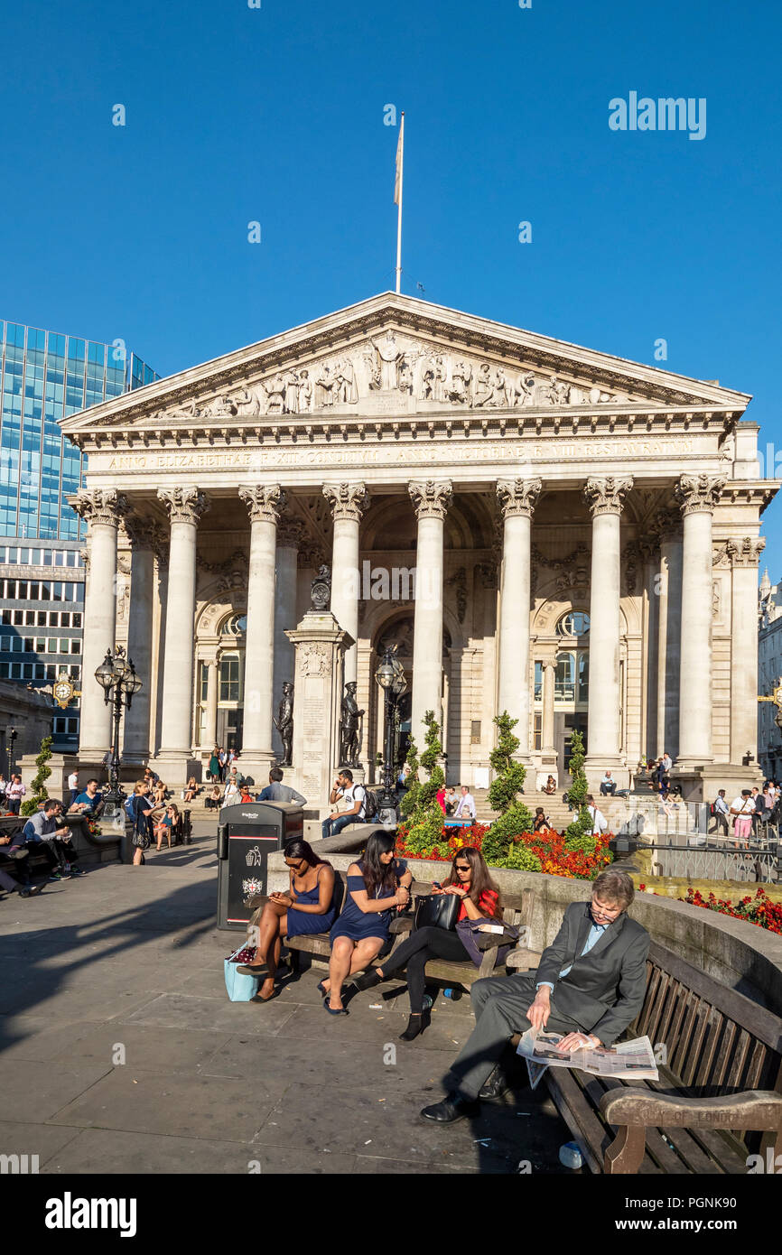 The Royal Exchange in London was founded in the 16th century by the ...