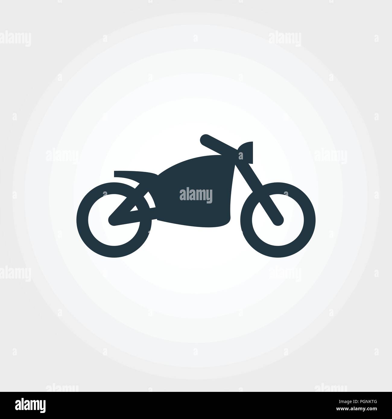 Motorcycle creative icon. Simple element illustration. Motorcycle ...