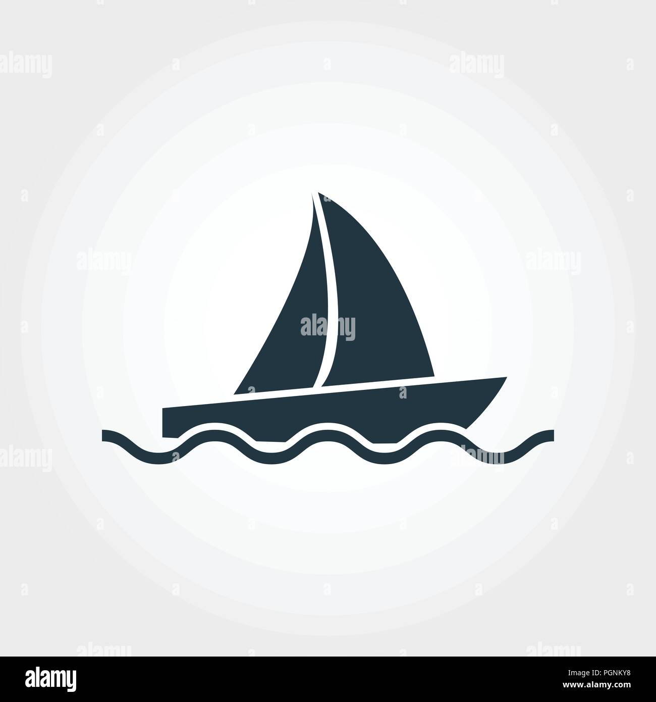 Sailing Ship creative icon. Simple element illustration. Sailing Ship ...