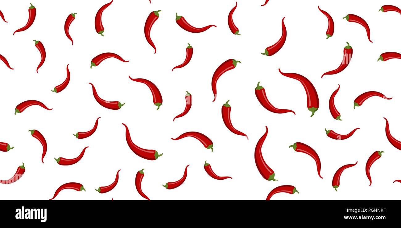 Chili seamless design Stock Vector Images - Alamy