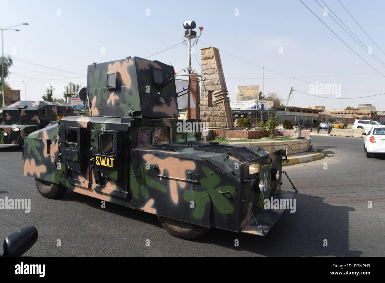 Iraqi police vehicle hi-res stock photography and images - Alamy
