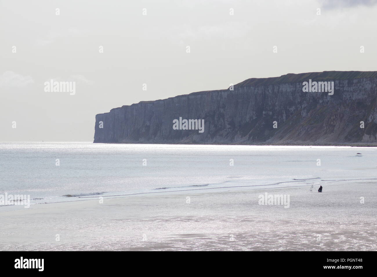 The view towards Bempton Cliffs & Flamborough from Reighton Gap on the ...