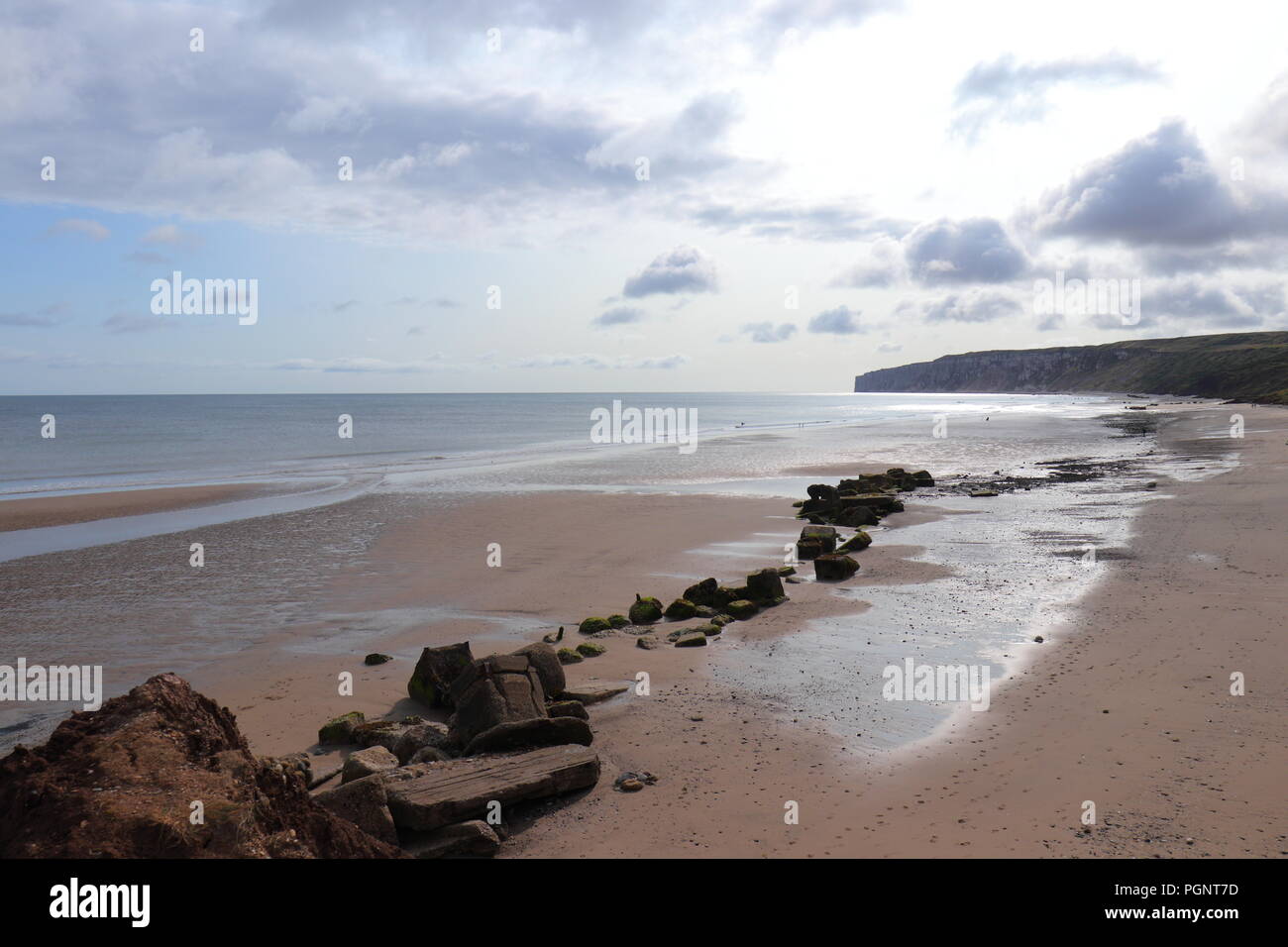 The view towards Bempton Cliffs & Flamborough from Reighton Gap on the ...
