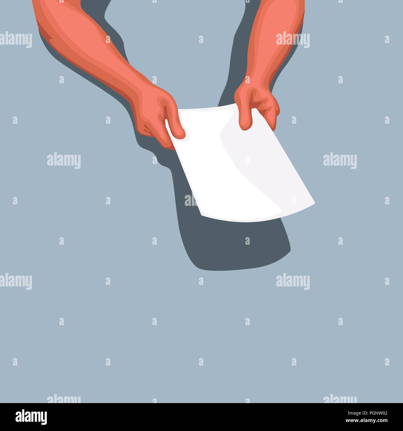 hands giving papers Stock Vector Image & Art - Alamy