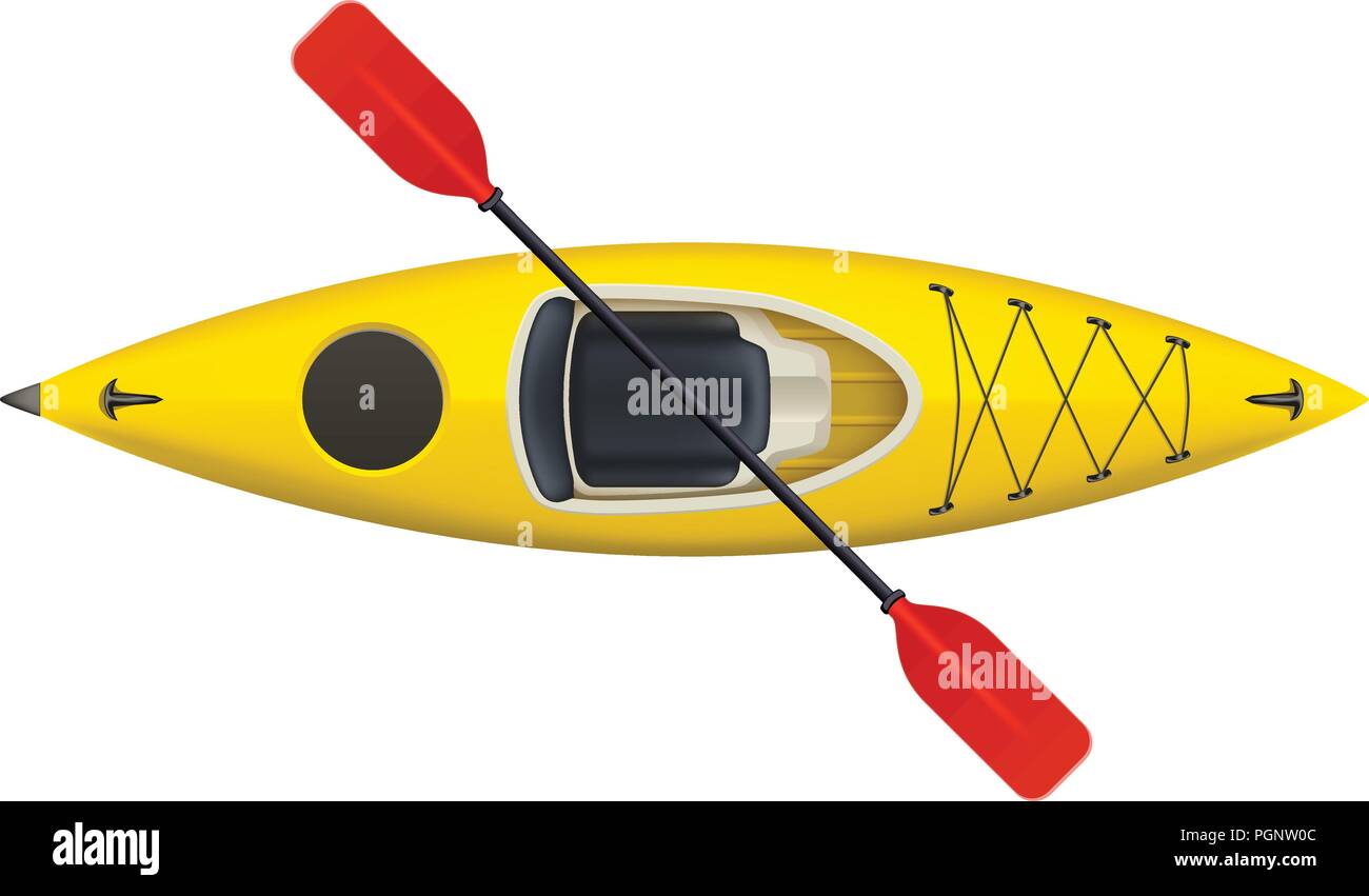 Plastic kayak Stock Vector Images - Alamy