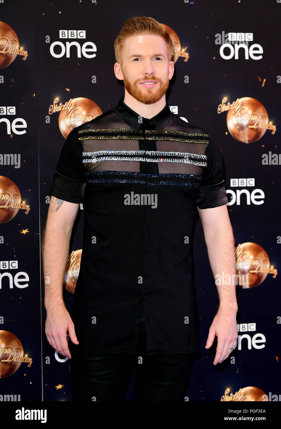 Neil Jones at the launch of Strictly Come Dancing 2018 held at The ...