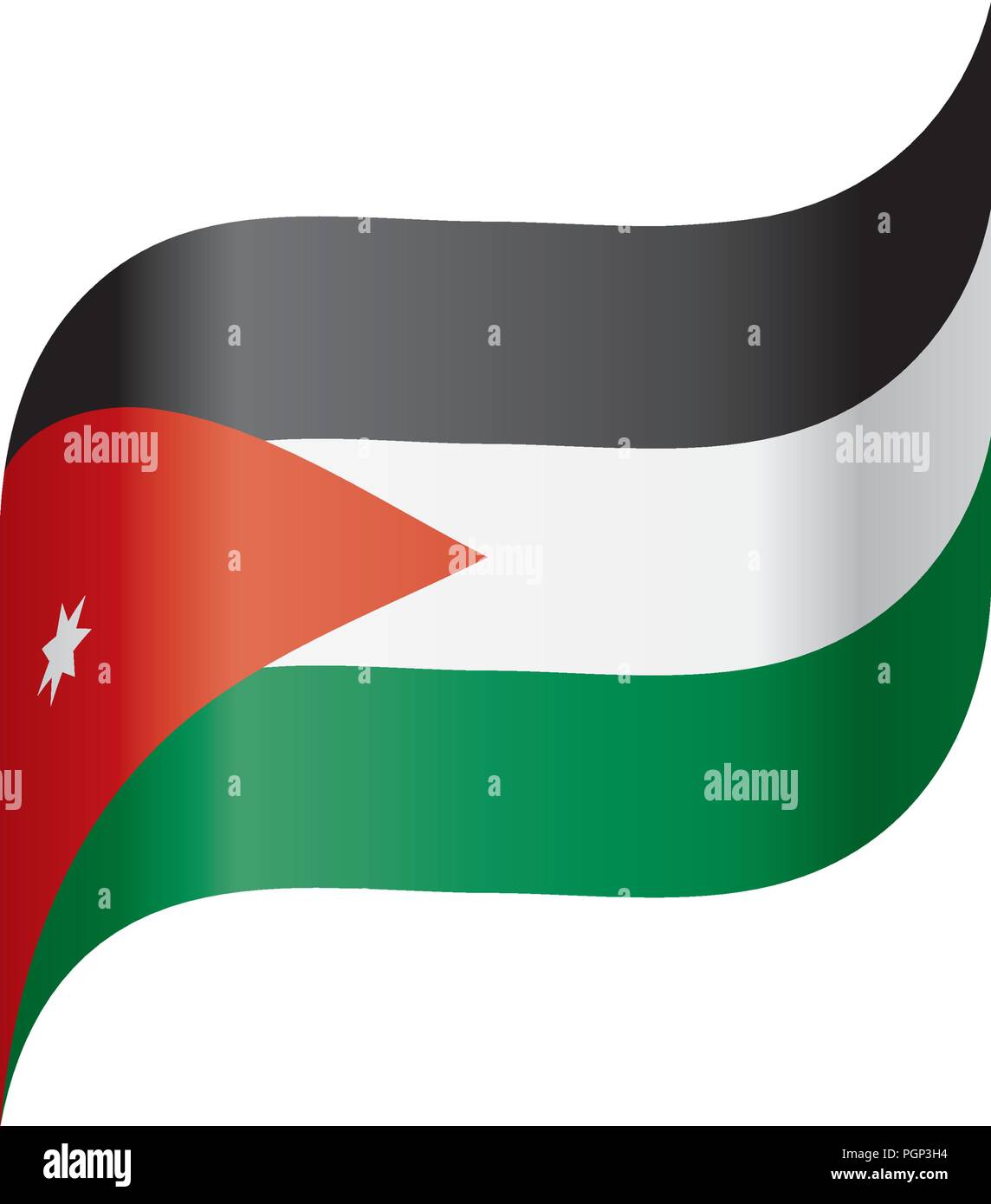 Jordan jordan flag Stock Vector Images - Alamy