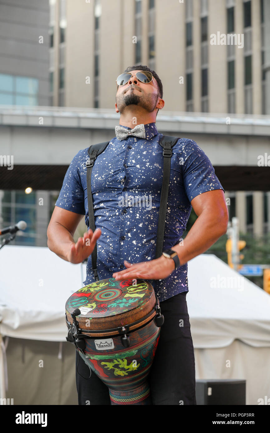 TORONTO, CANADA - AUGUST 4, 2018: TASTE OF THE MIDDLE EAST FESTIVAL ...