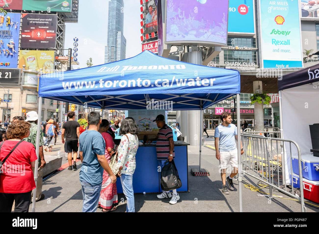 TORONTO, CANADA - AUGUST 4, 2018: TASTE OF THE MIDDLE EAST FESTIVAL ...