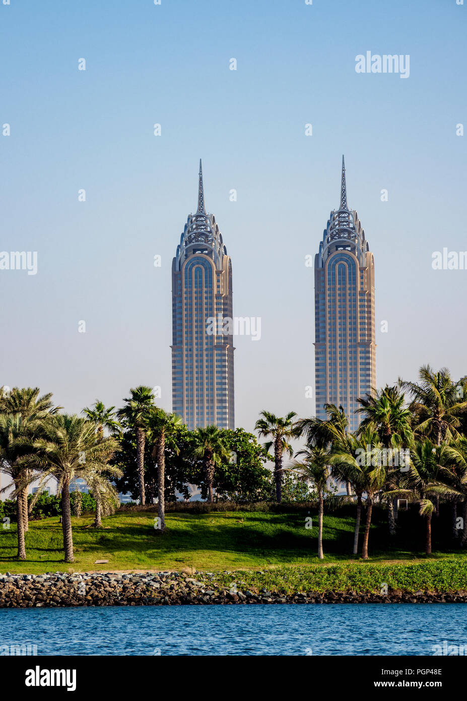 Al Kazim Twin Towers, Dubai Internet City, Dubai, United Arab Emirates ...