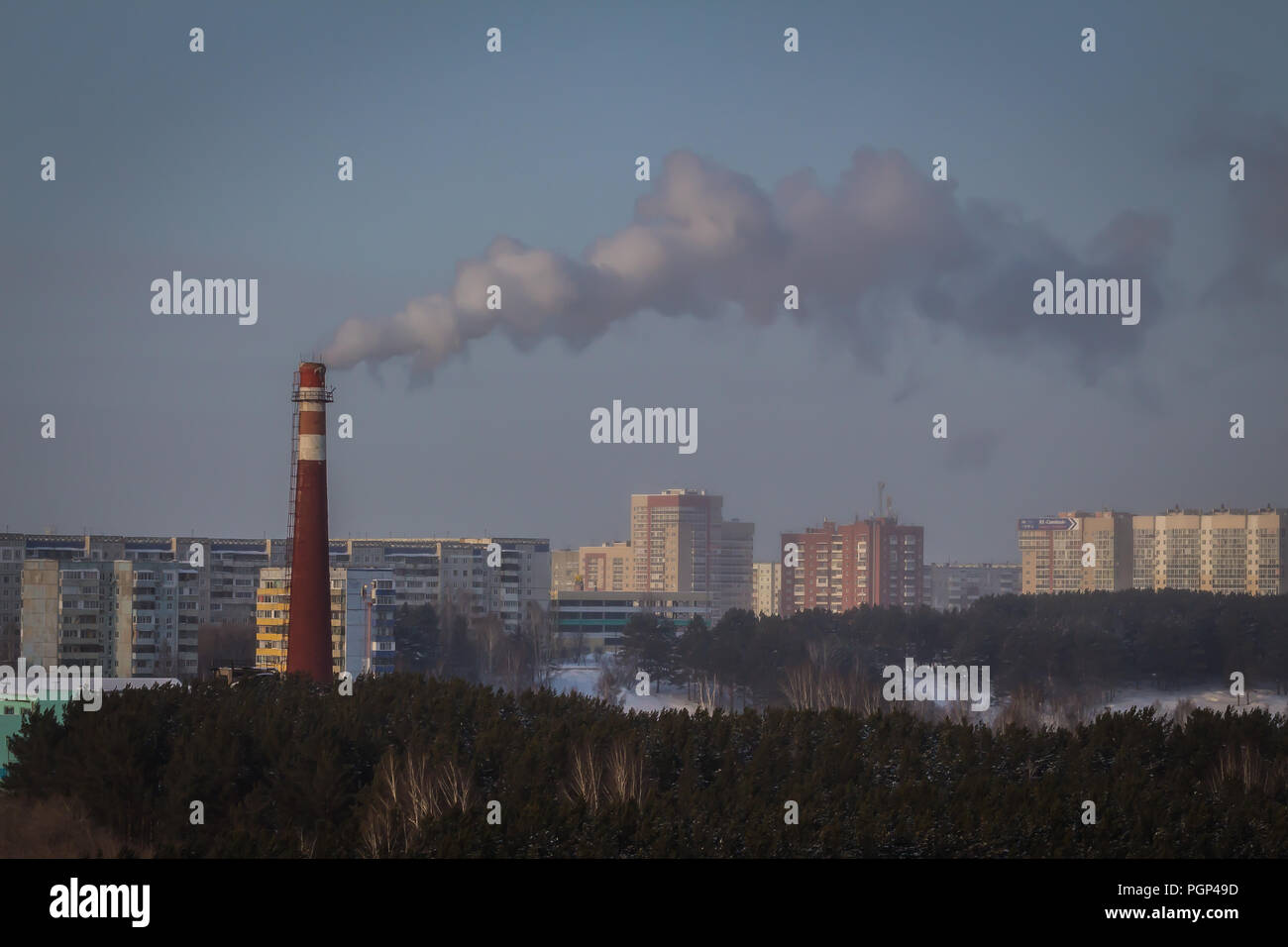 Russian heating plant hi-res stock photography and images - Alamy