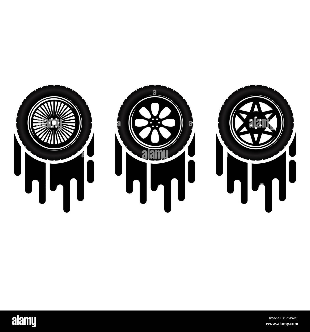 Wheels Stock Vector Images - Alamy