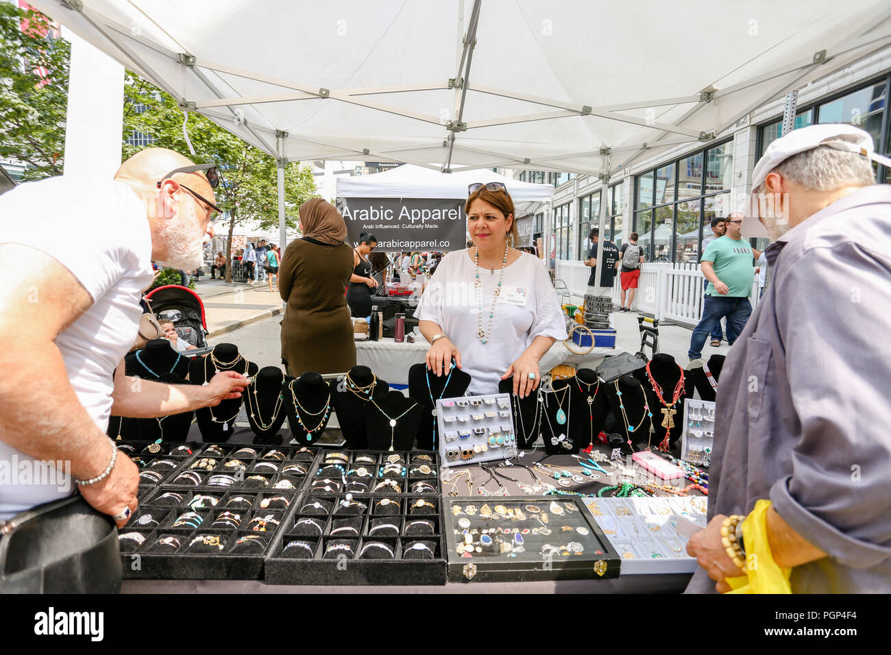 TORONTO, CANADA - AUGUST 4, 2018: TASTE OF THE MIDDLE EAST FESTIVAL ...