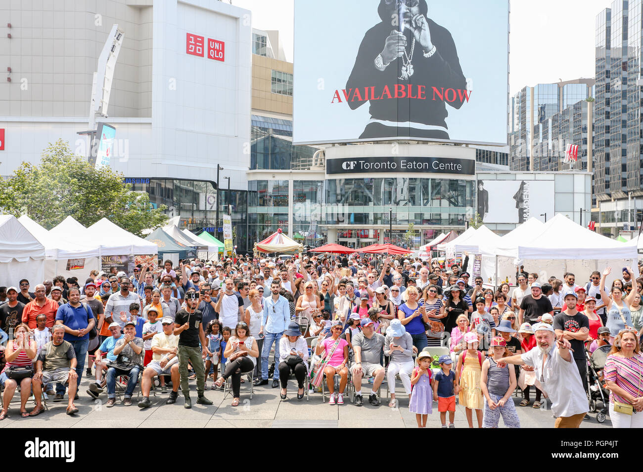 TORONTO, CANADA - AUGUST 4, 2018: TASTE OF THE MIDDLE EAST FESTIVAL ...