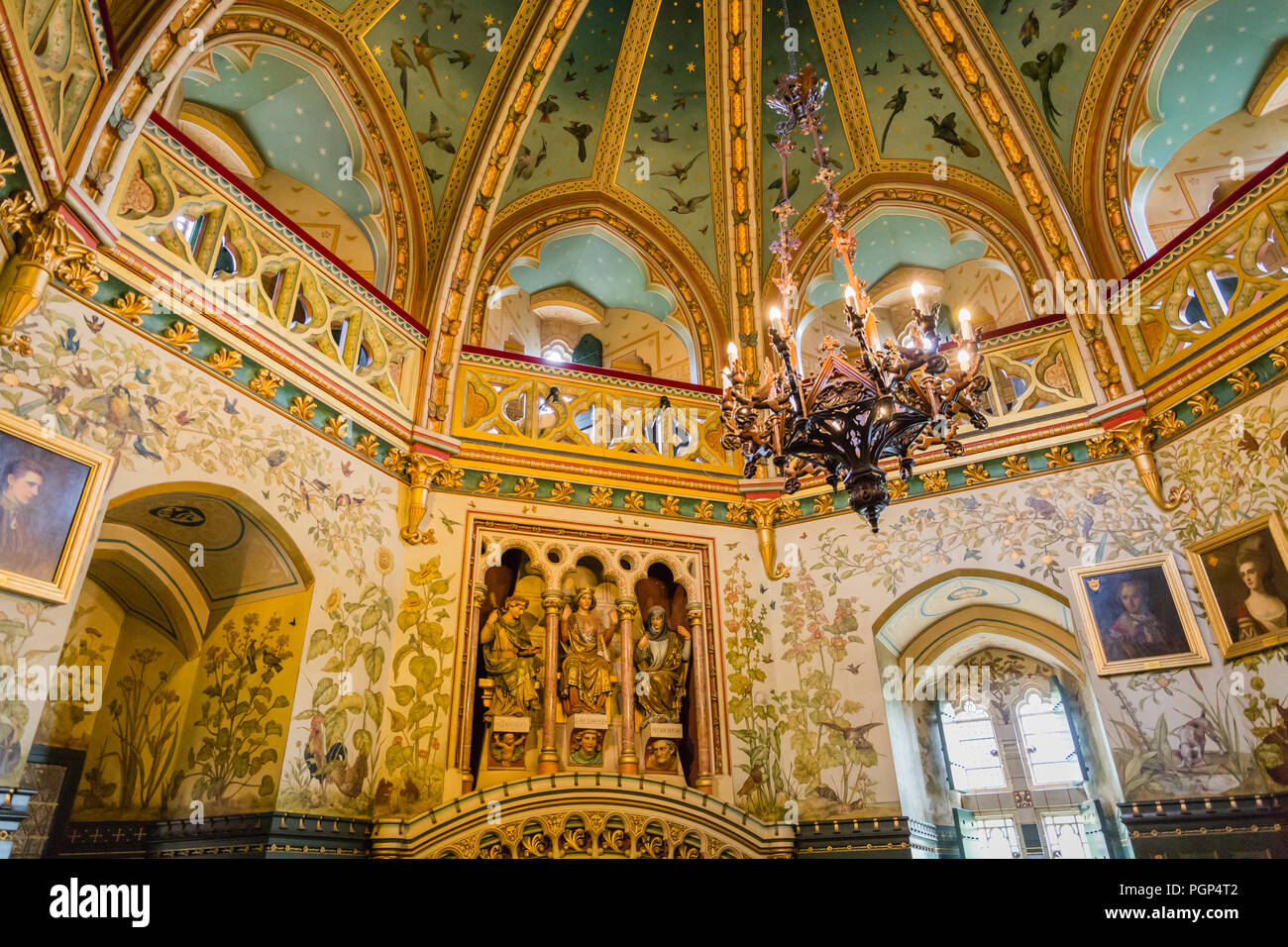 Castell coch interior hi-res stock photography and images - Alamy