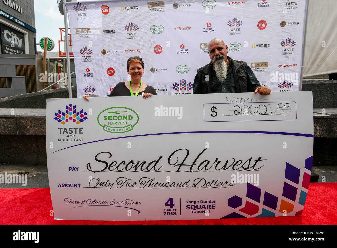TORONTO, CANADA - AUGUST 4, 2018: TASTE OF THE MIDDLE EAST FESTIVAL ...