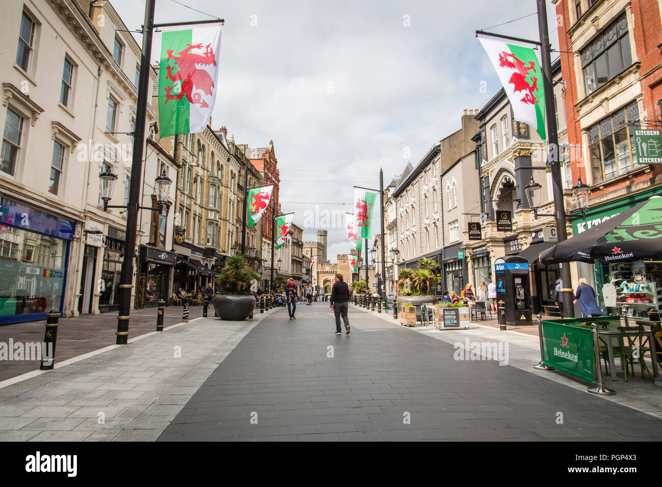 Cardiff High Street High Resolution Stock Photography and Images - Alamy
