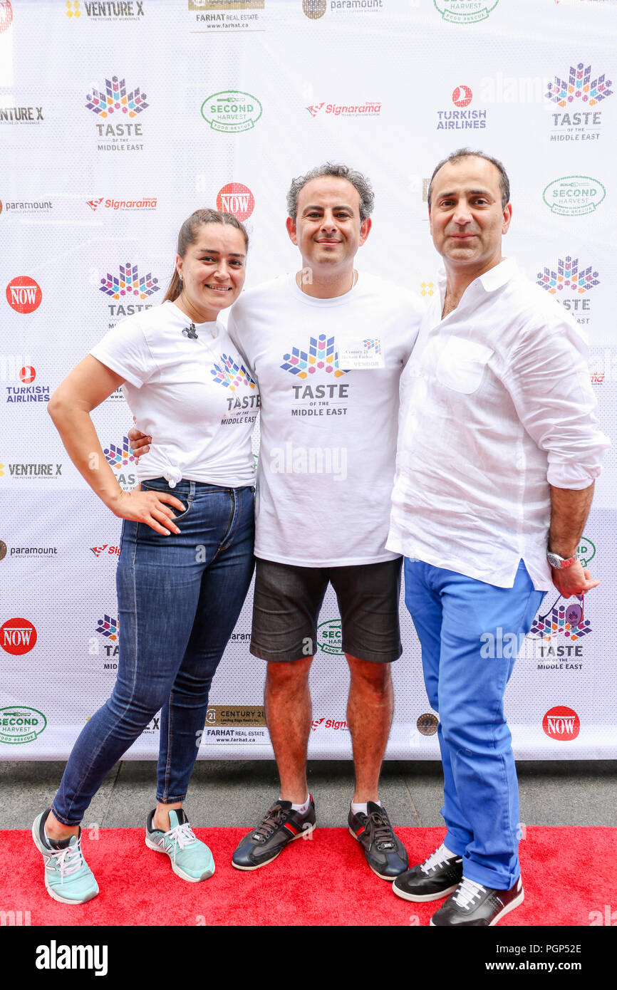 TORONTO, CANADA - AUGUST 4, 2018: TASTE OF THE MIDDLE EAST FESTIVAL ...