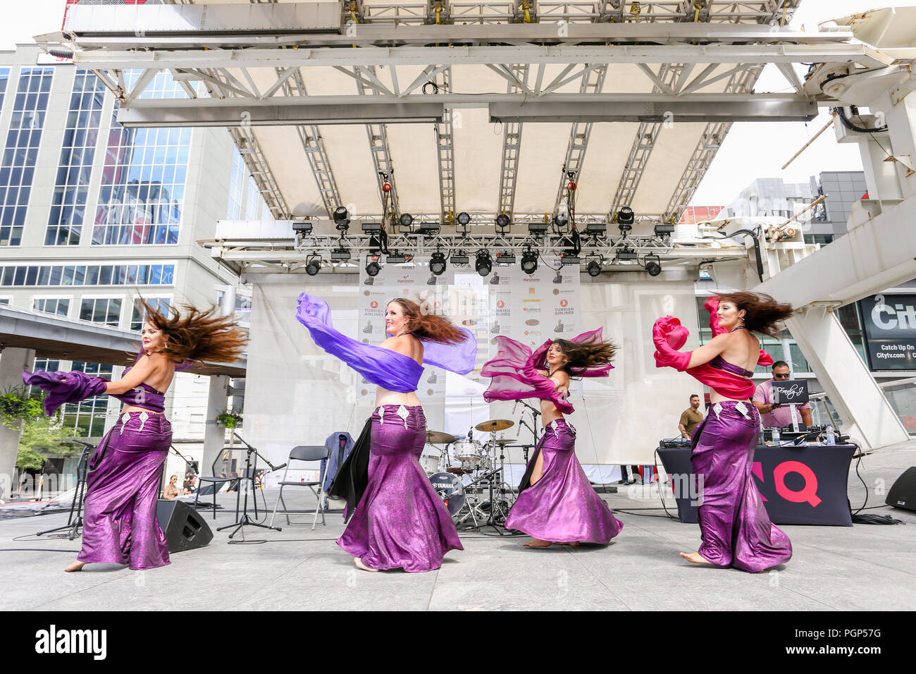 TORONTO, CANADA - AUGUST 4, 2018: TASTE OF THE MIDDLE EAST FESTIVAL ...