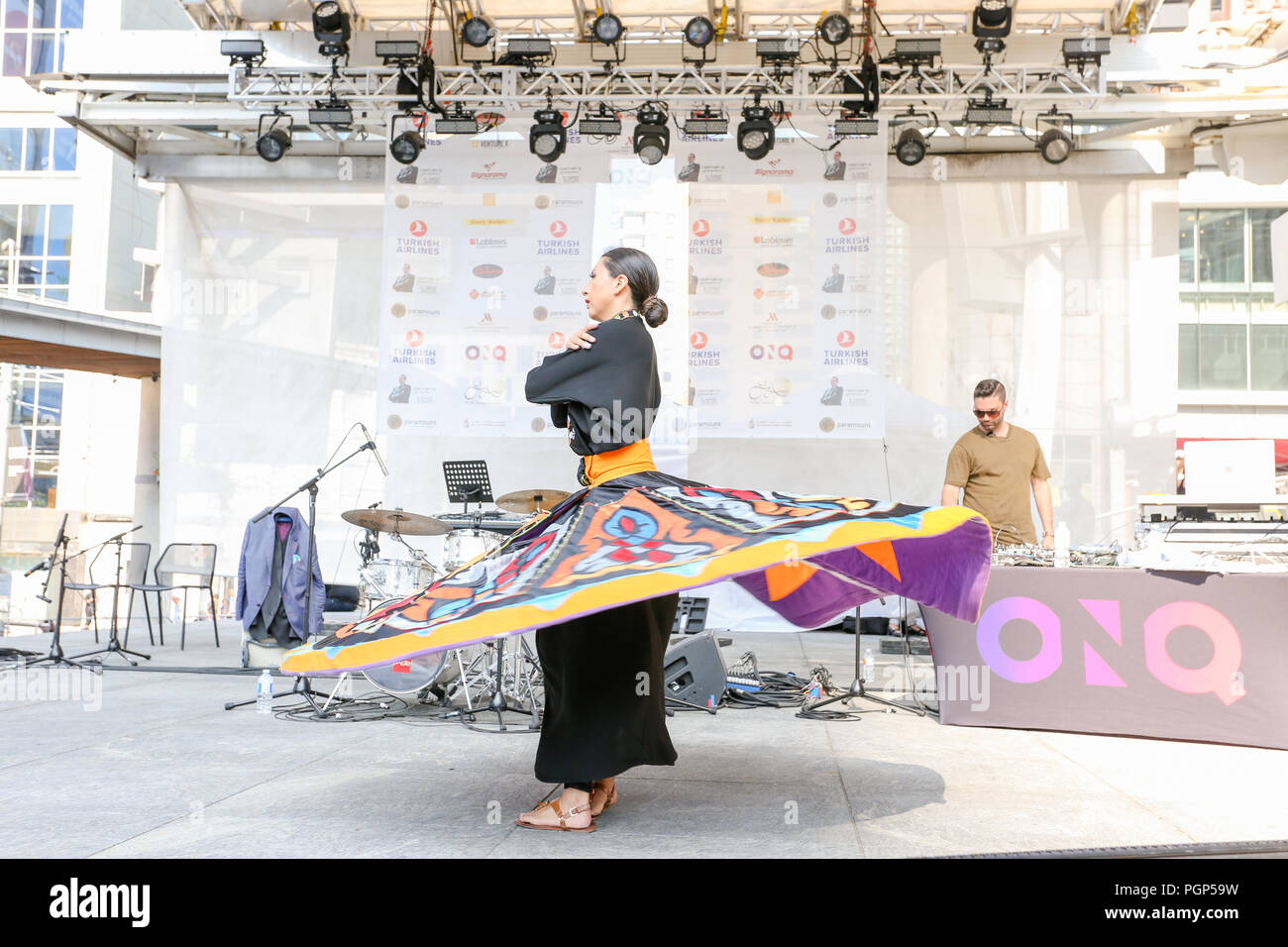 TORONTO, CANADA - AUGUST 4, 2018: TASTE OF THE MIDDLE EAST FESTIVAL ...