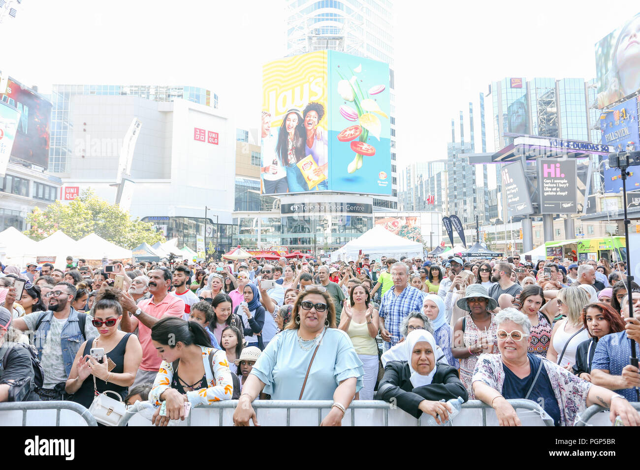 TORONTO, CANADA - AUGUST 4, 2018: TASTE OF THE MIDDLE EAST FESTIVAL ...