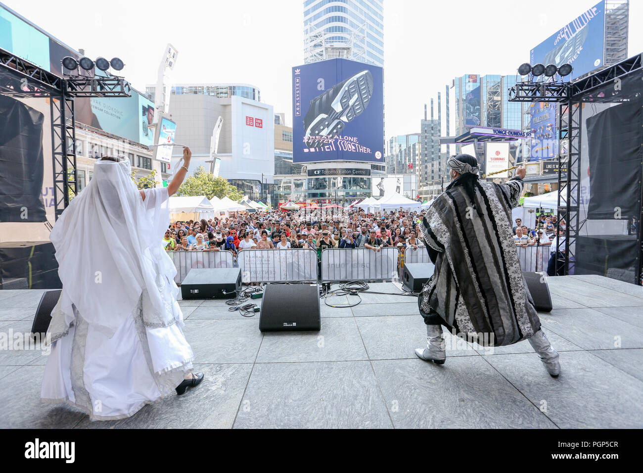 TORONTO, CANADA - AUGUST 4, 2018: TASTE OF THE MIDDLE EAST FESTIVAL ...