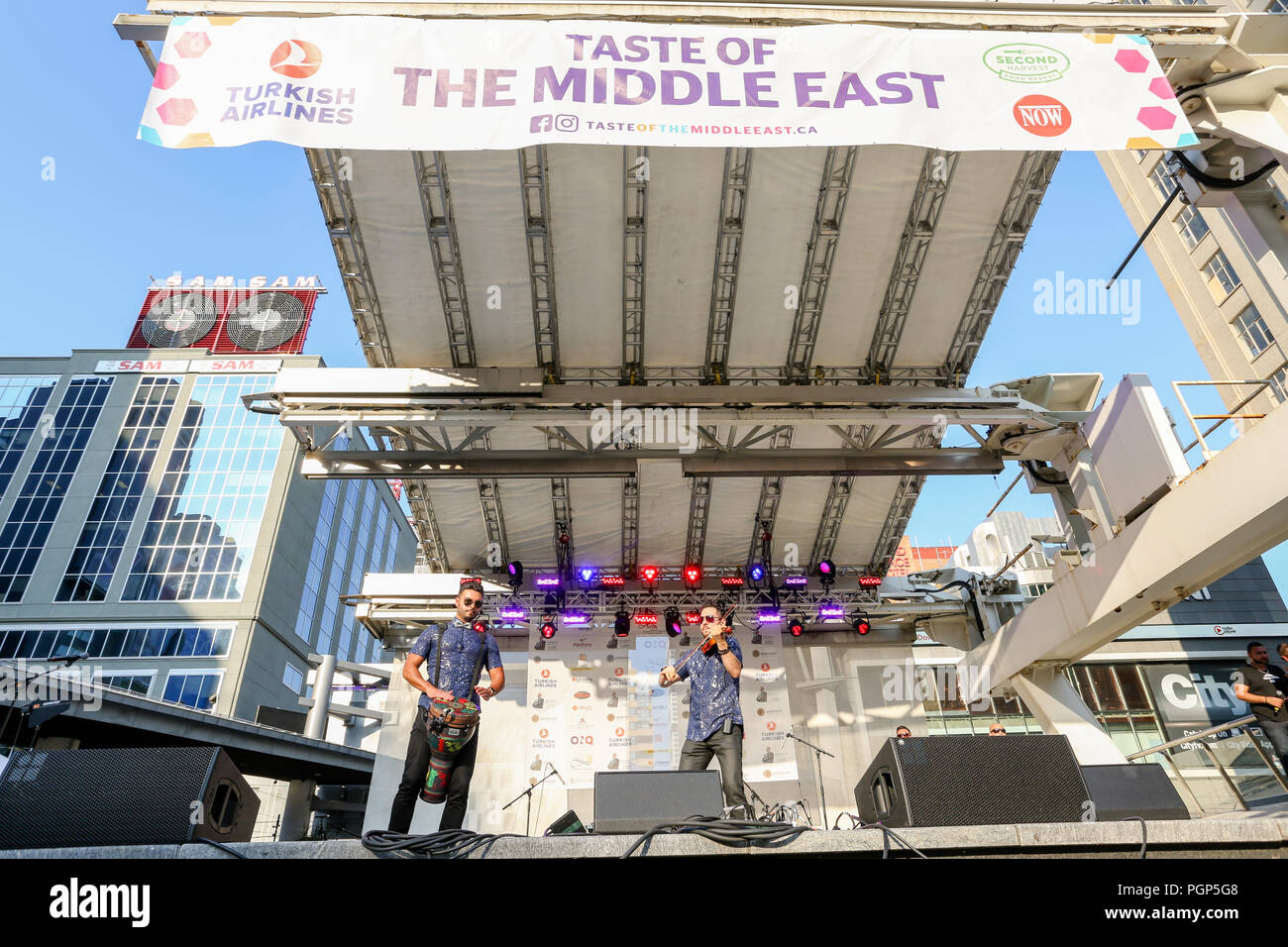 TORONTO, CANADA - AUGUST 4, 2018: TASTE OF THE MIDDLE EAST FESTIVAL ...