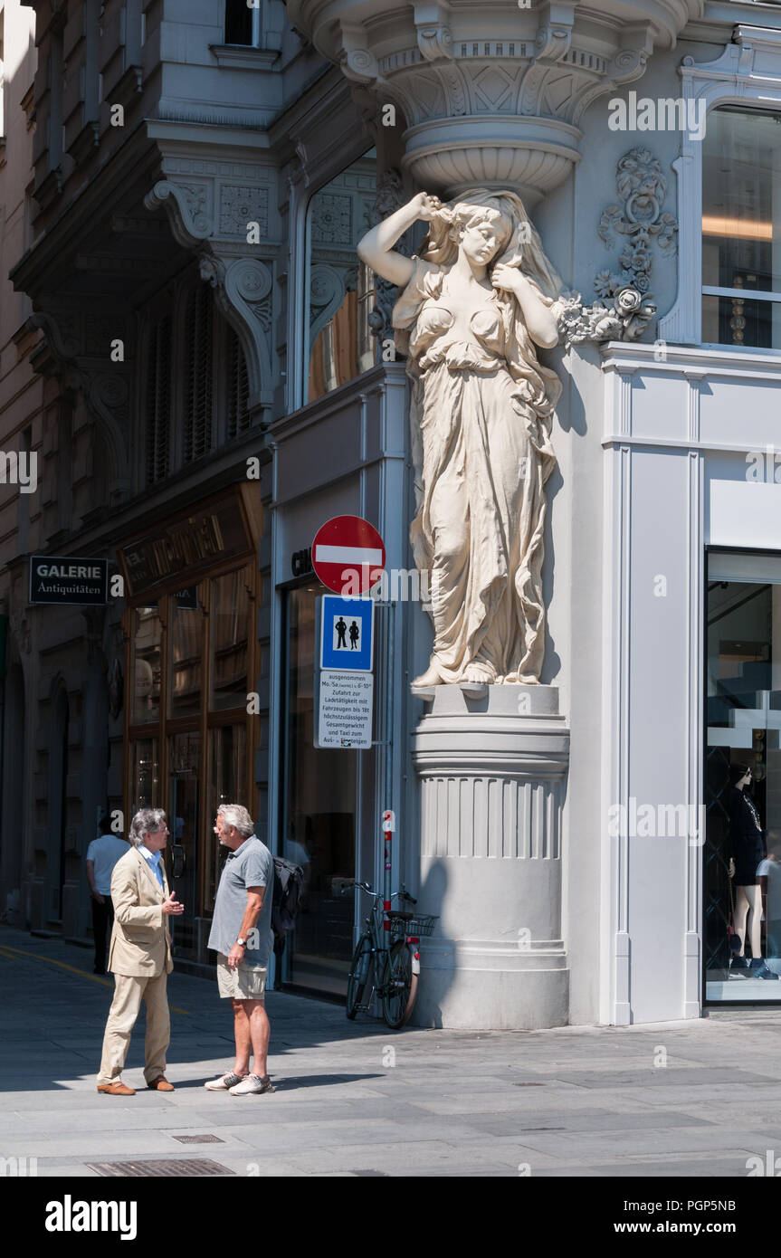 Vienna street scene, Austria Stock Photo - Alamy