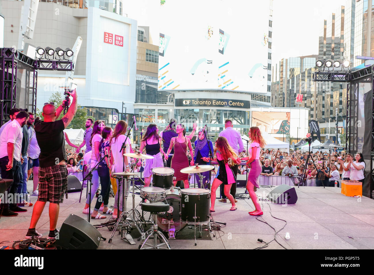 TORONTO, CANADA - AUGUST 4, 2018: TASTE OF THE MIDDLE EAST FESTIVAL ...
