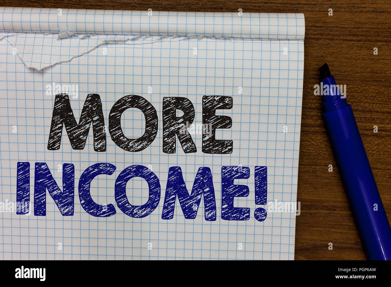 Word writing text More Income. Business concept for Additional money ...