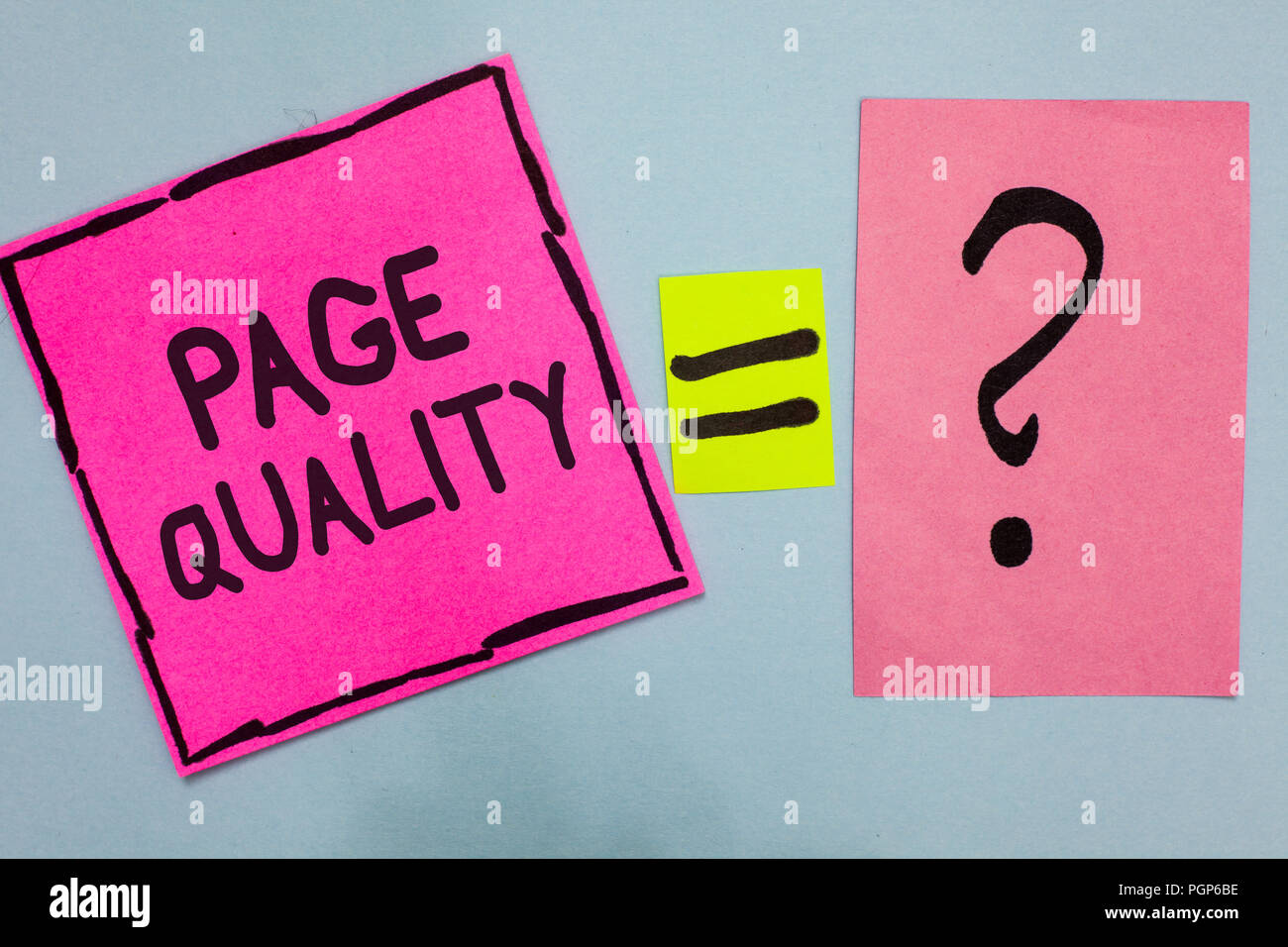 Word writing text Page Quality. Business concept for Effectiveness of a ...