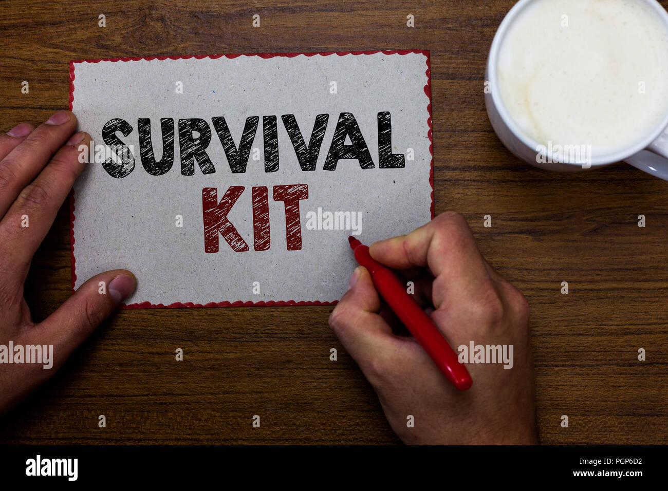Man survival kit mountain hi-res stock photography and images - Alamy