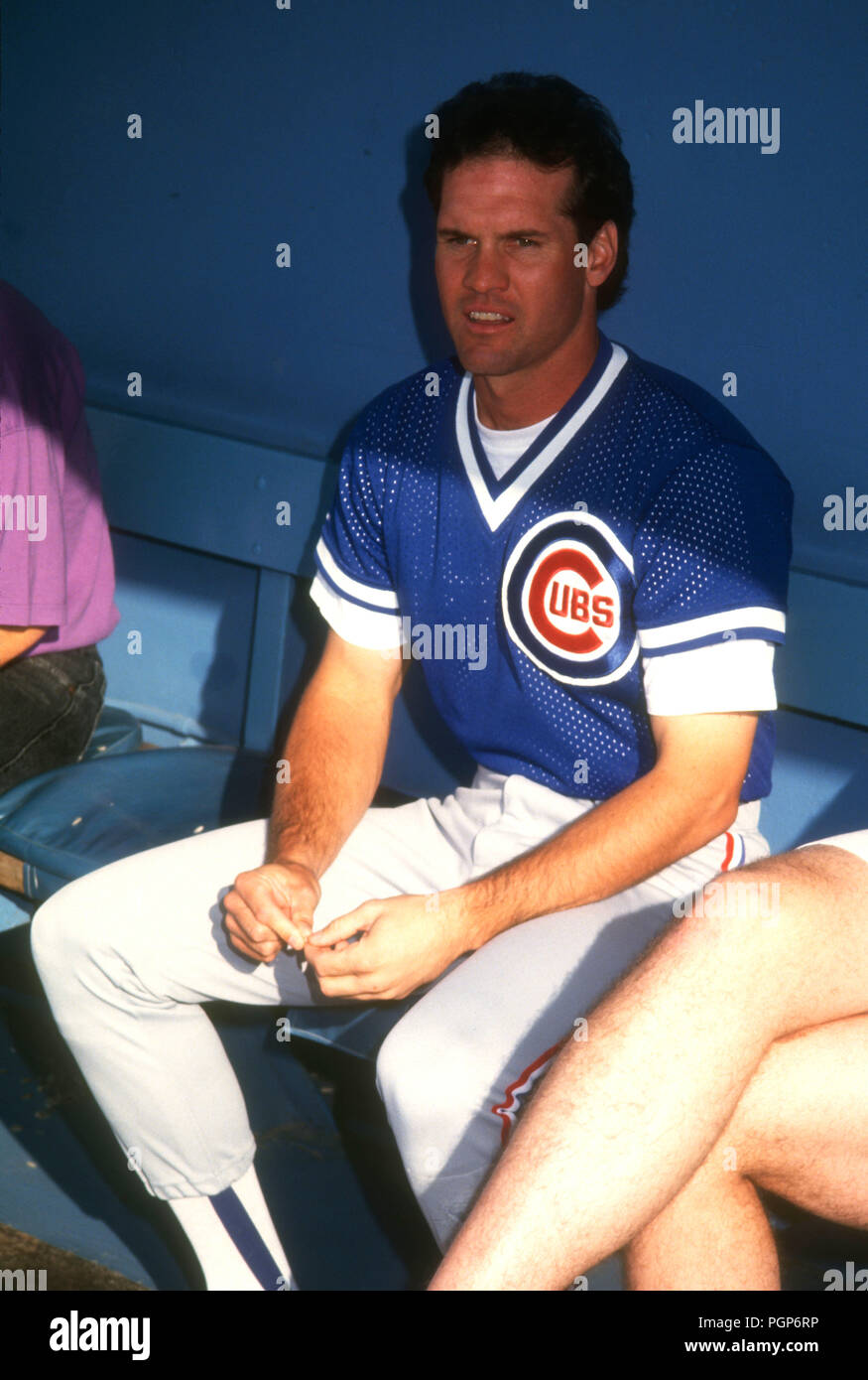 LOS ANGELES, CA - AUGUST 22: American baseball player Brett Butler ...