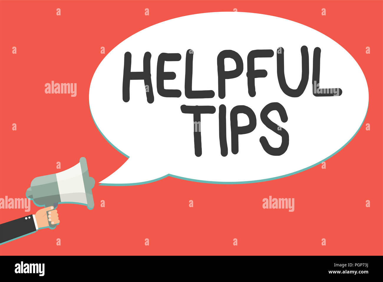 Text sign showing Helpful Tips. Conceptual photo Useful secret ...