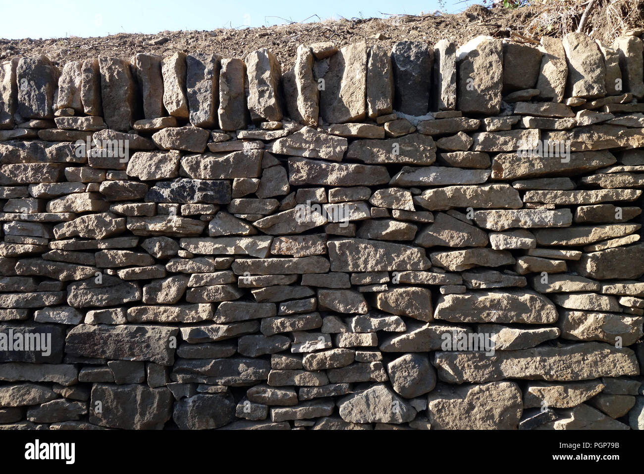 Farmers land boundary wall hi-res stock photography and images - Alamy