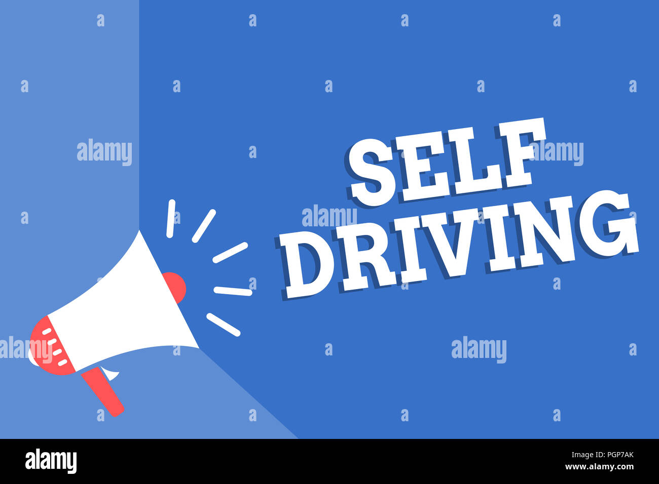 Handwriting text writing Self Driving. Concept meaning Autonomous ...