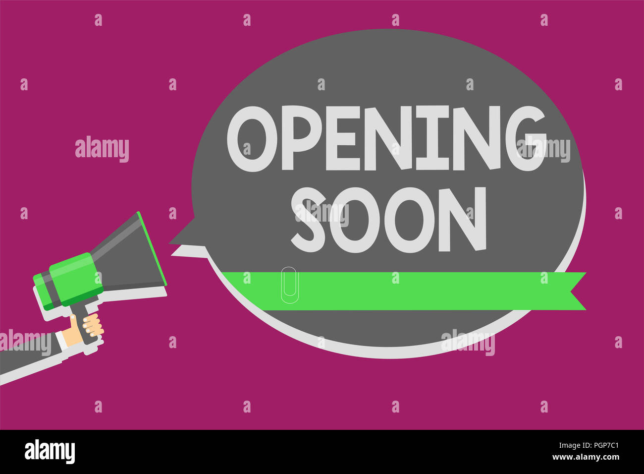 Writing note showing Opening Soon. Business photo showcasing Going to ...