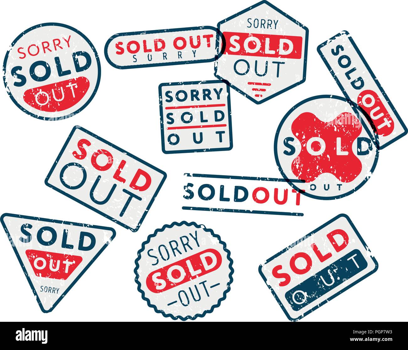 Sorry sold out hi-res stock photography and images - Alamy