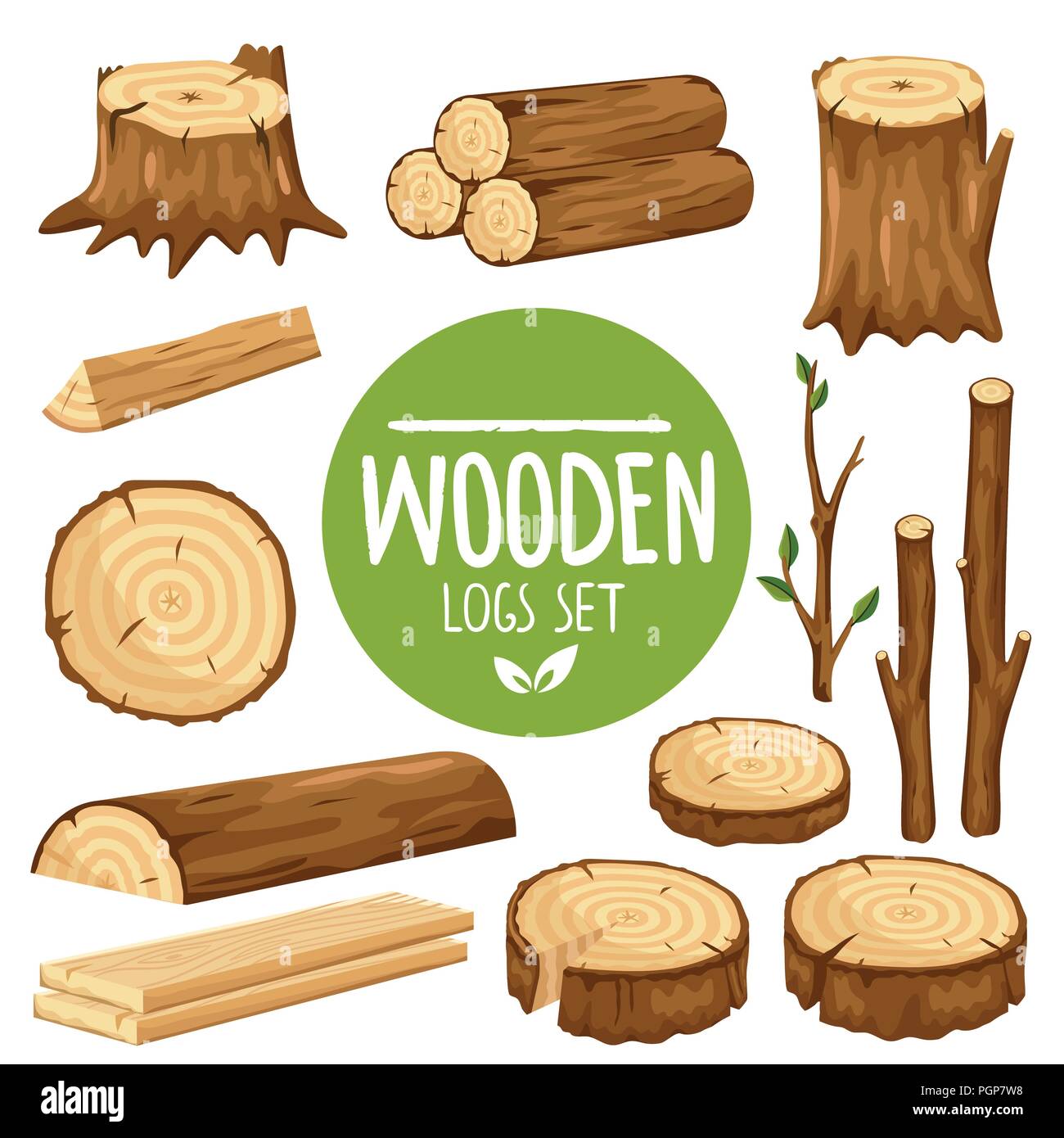 Split logs background Stock Vector Images - Alamy