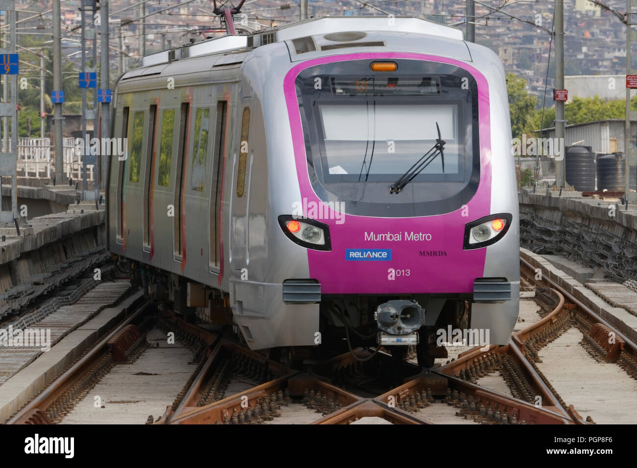 Mumbai Metro train interior and exterior. Comfortable, modern , fast ...