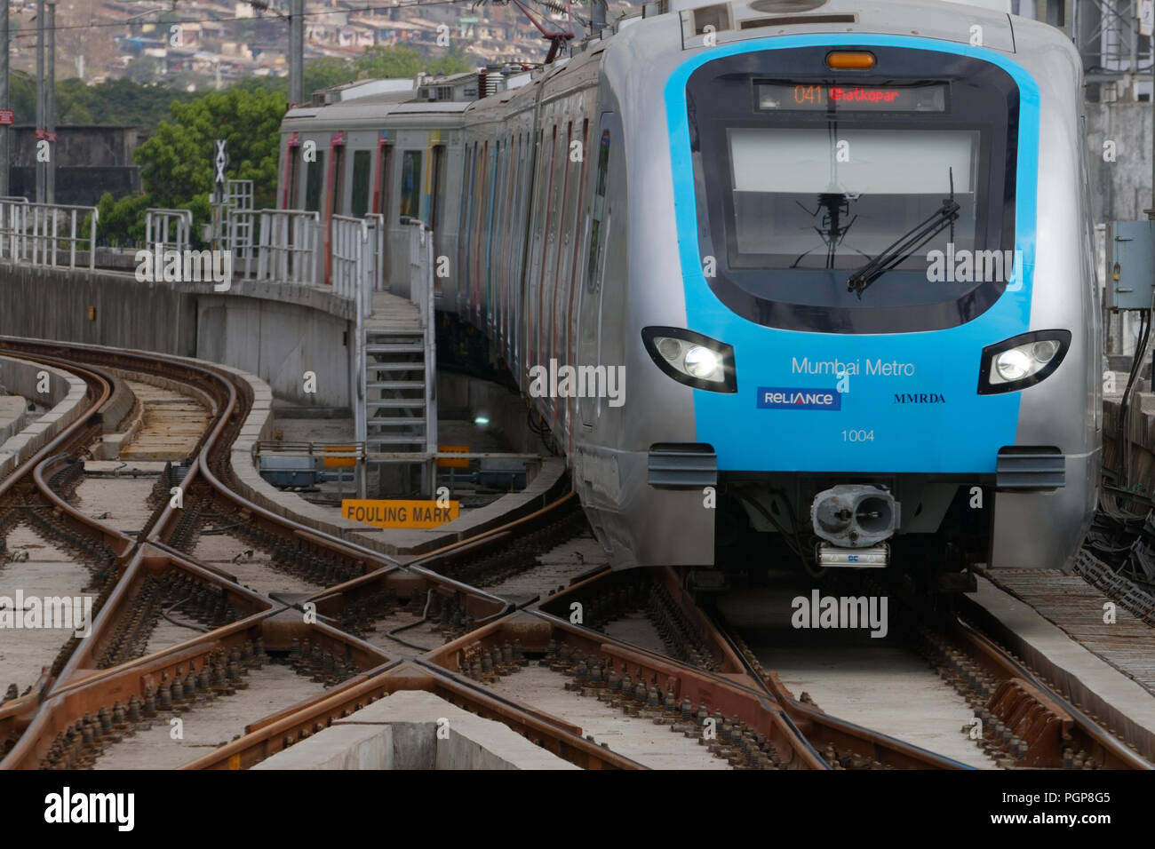 Mumbai Metro train interior and exterior. Comfortable, modern , fast ...